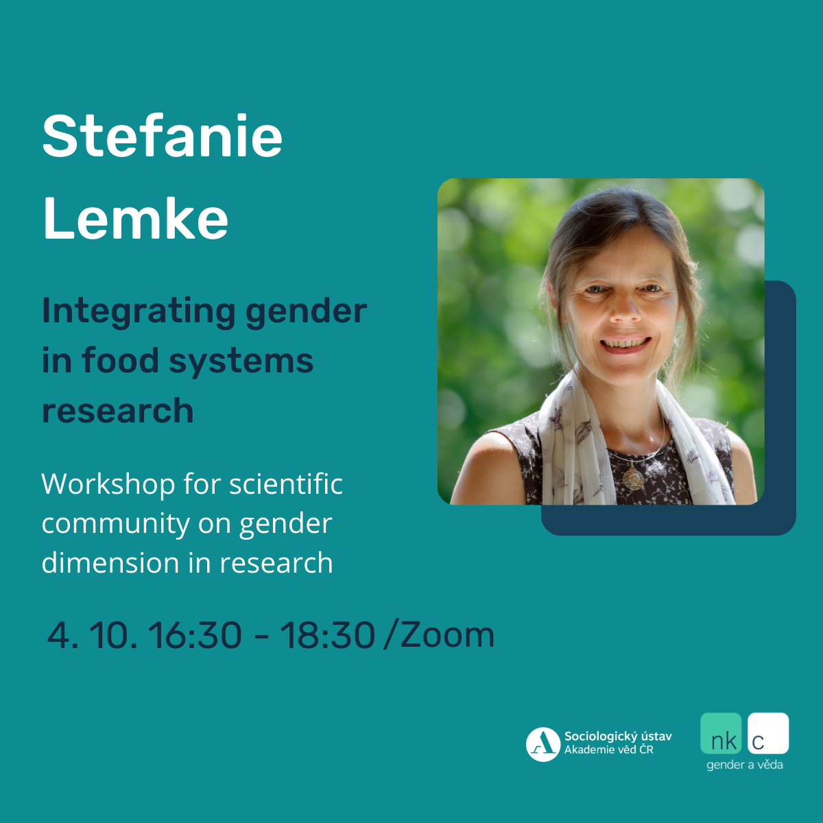 Webinář o genderové dimenzi potravinových systémů | NKC - gender a věda